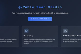 Table Read Studio | Devpost