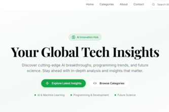 AI Lodi - Professional Next.js Tech Blog | Devpost