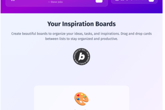 Personal Inspiration Board | Devpost