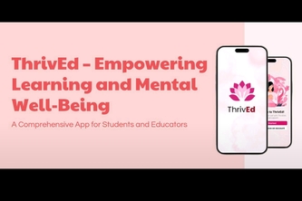 ThrivEd- Empowering Learning and Mental Well-Being | Devpost