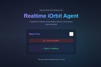Realtime iOrbit Agent | Devpost