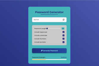 PASSWORD GENERATOR | Devpost