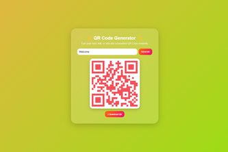 QR Code Generator | Devpost