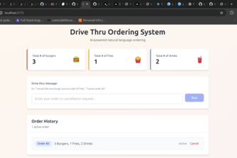Drive Thru Ordering System | Devpost