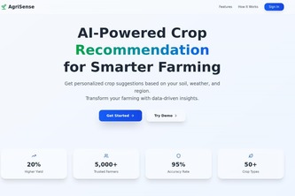 AgriSense – AI-Powered Smart Farming Platform | Devpost