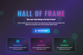Hall of Frame | Devpost
