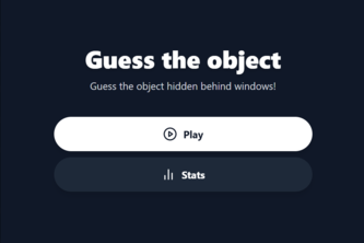 Guess the object | Devpost