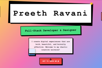 Preeth's Portfolio | Devpost