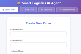 Smart-logistics-ai-agent | Devpost