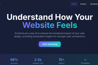 EmotionLens – AI-Powered Visual Sentiment Analyzer | Devpost