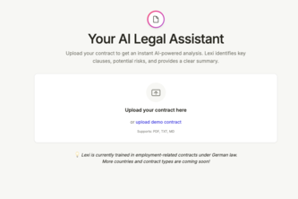 Lexi - Your AI Legal Assistant | Devpost