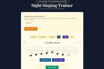 Sight Singing Trainer | Devpost
