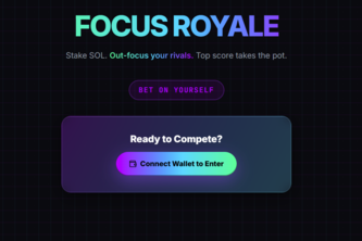 Focus Royale | Devpost