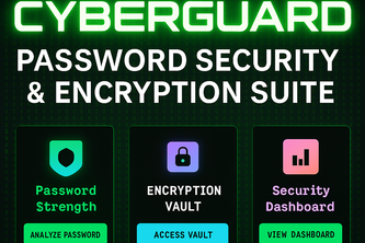 CyberGuard — Real-Time Password Strength & Encryption Tool | Devpost