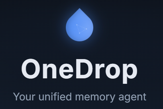 OneDrop - Voice based Multimodal Google for personal data | Devpost
