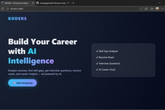 RESUME ANALYZER USING AI | Devpost