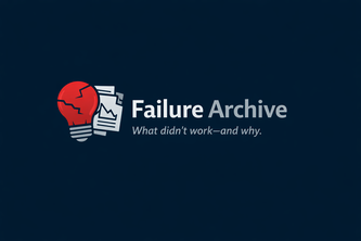 Failure Archive Devpost