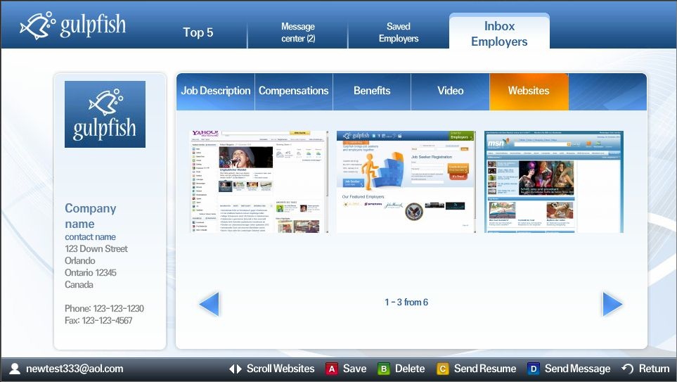 Gulpfish Social Job Connect for Samsung TV | Samsung Free the TV Challenge