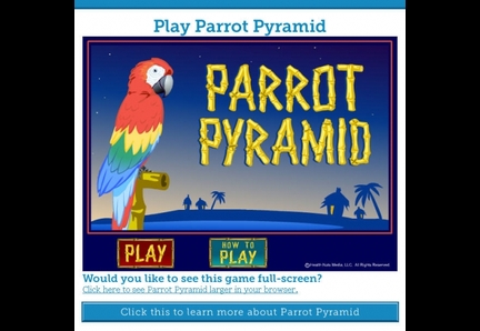 Parrot Pyramid | Apps for Healthy Kids