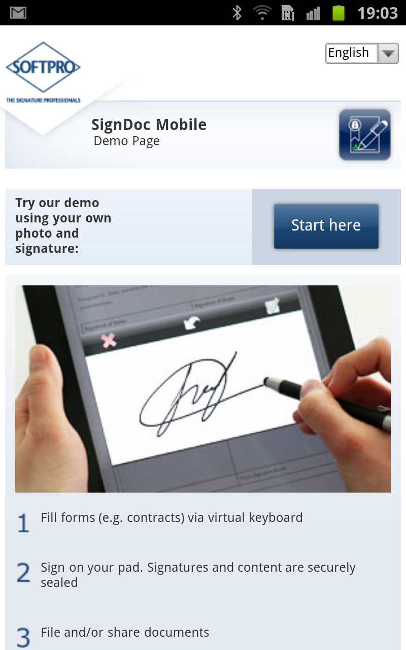 SignDoc Mobile | Samsung Galaxy Note S Pen App Challenge