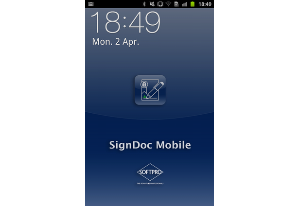 SignDoc Mobile | Samsung Galaxy Note S Pen App Challenge