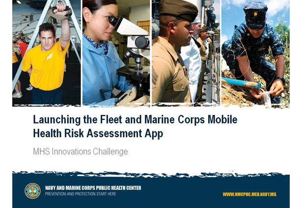 Fleet and Marine Corps Mobile Health Risk Assessment App - NMCPHC ...