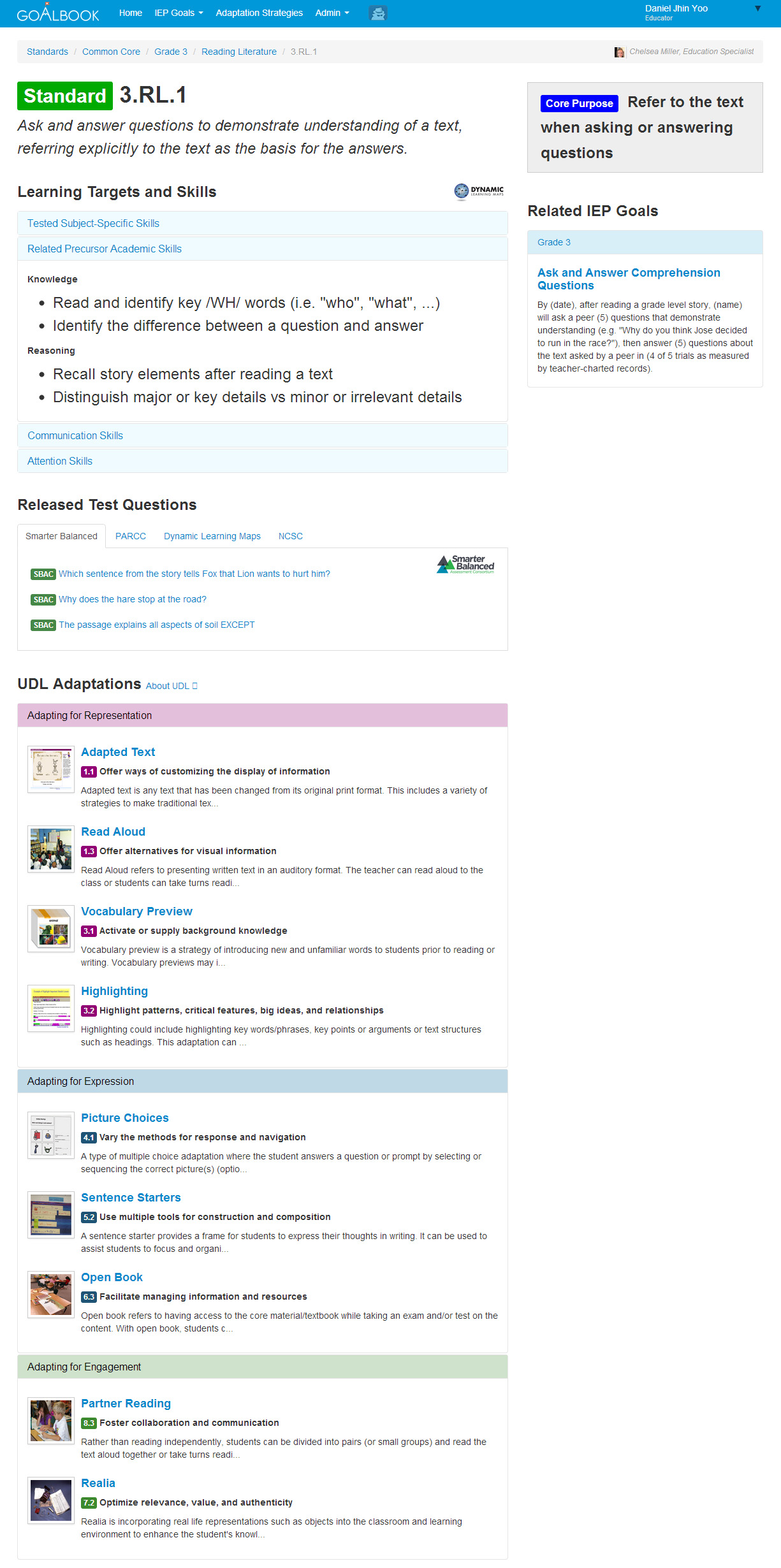 Goalbook Toolkit - Empowering Teachers to Differentiate for All ...