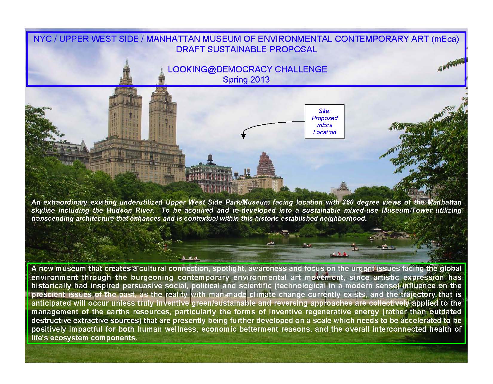 mEca (Museum of Environmental Contemporary Art) | Looking@Democracy
