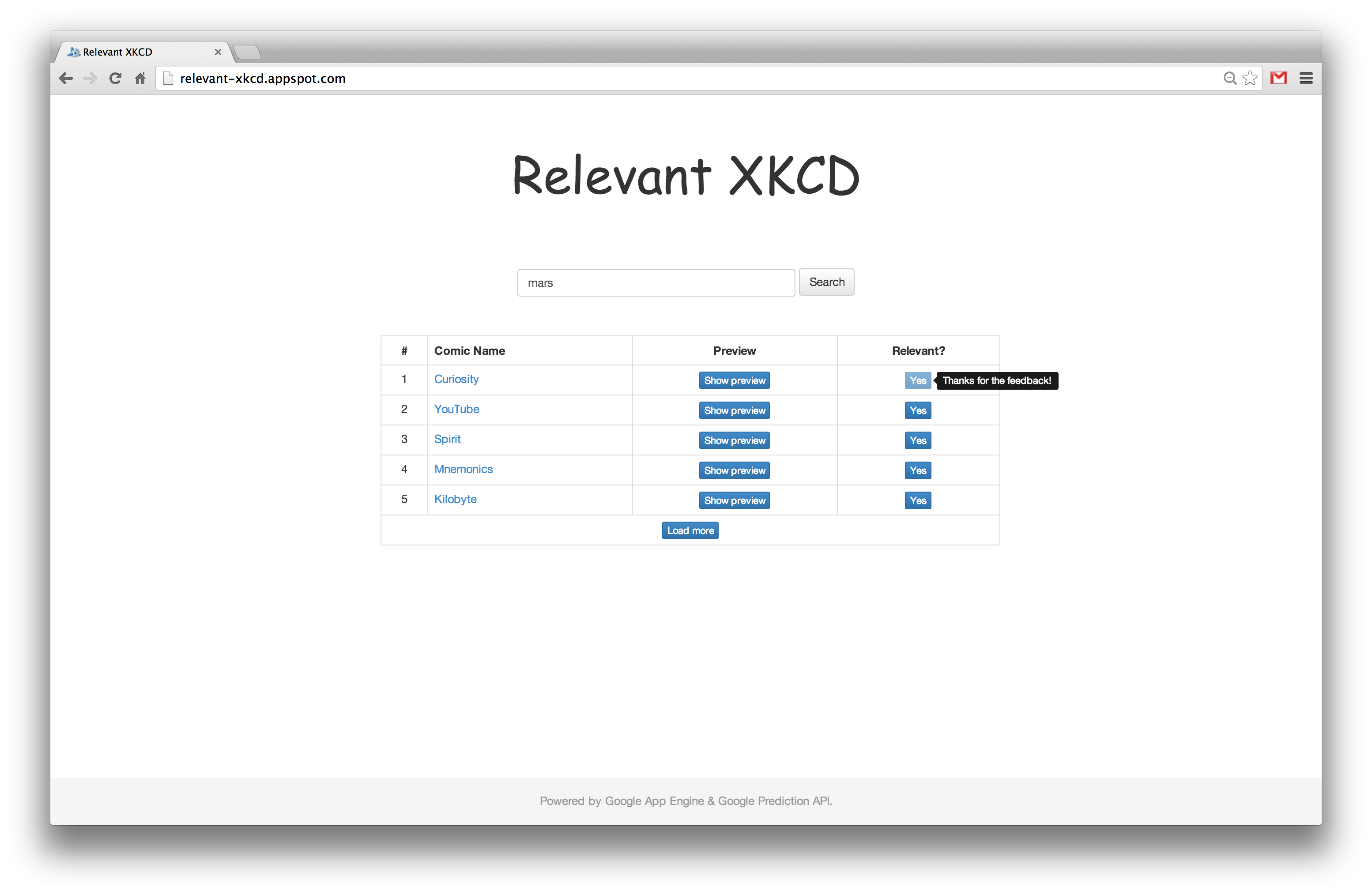 Relevant XKCD | MHacks