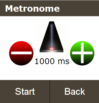 Metronome by vibration | Samsung Gear App Challenge