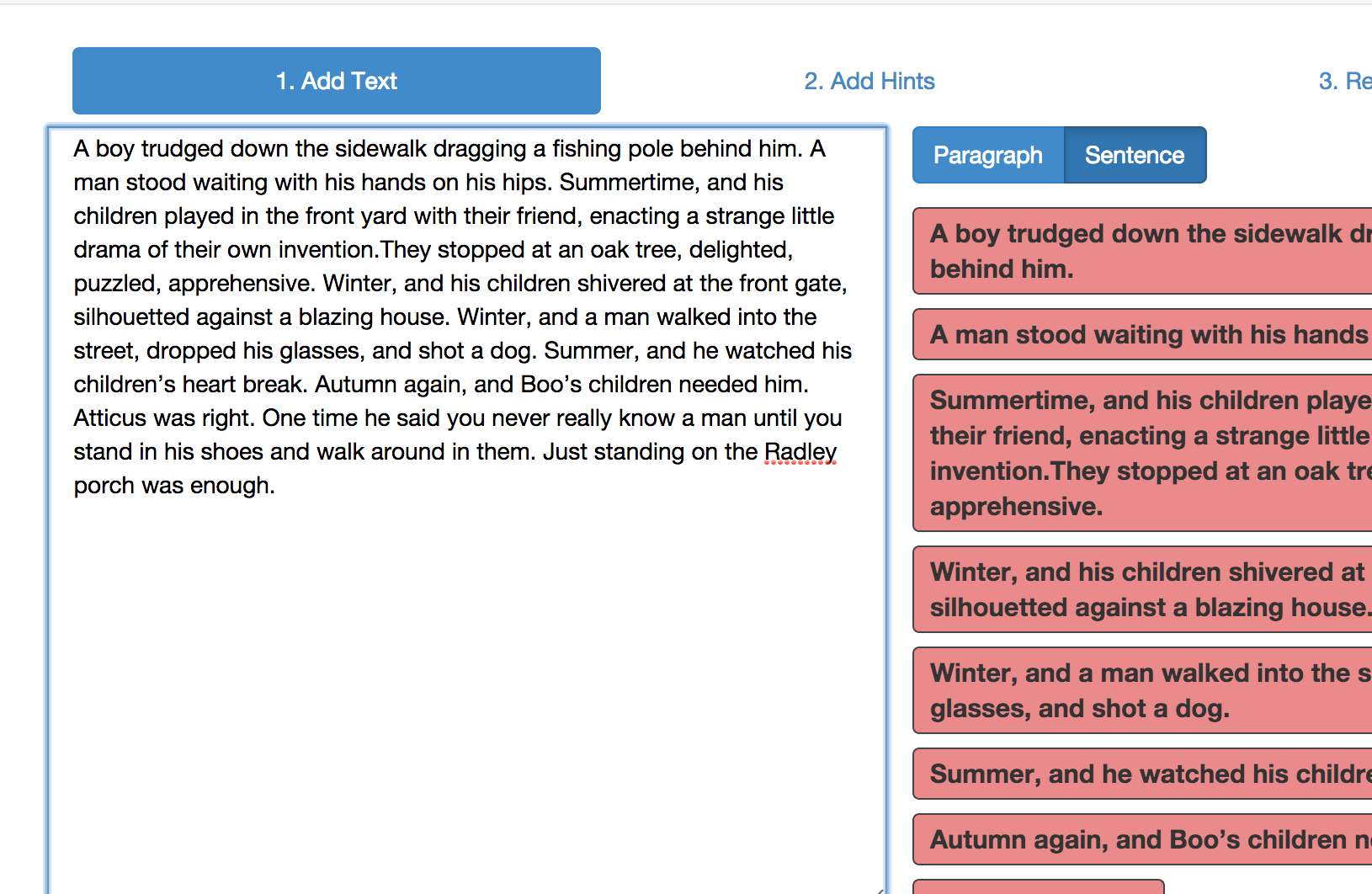 SentenceShuffle | Apps for Class