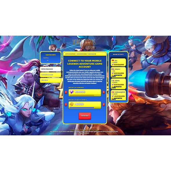 mobile-legends-adventure-hack codes' (mobile-legends-adventure-hack-gift) software portfolio ...
